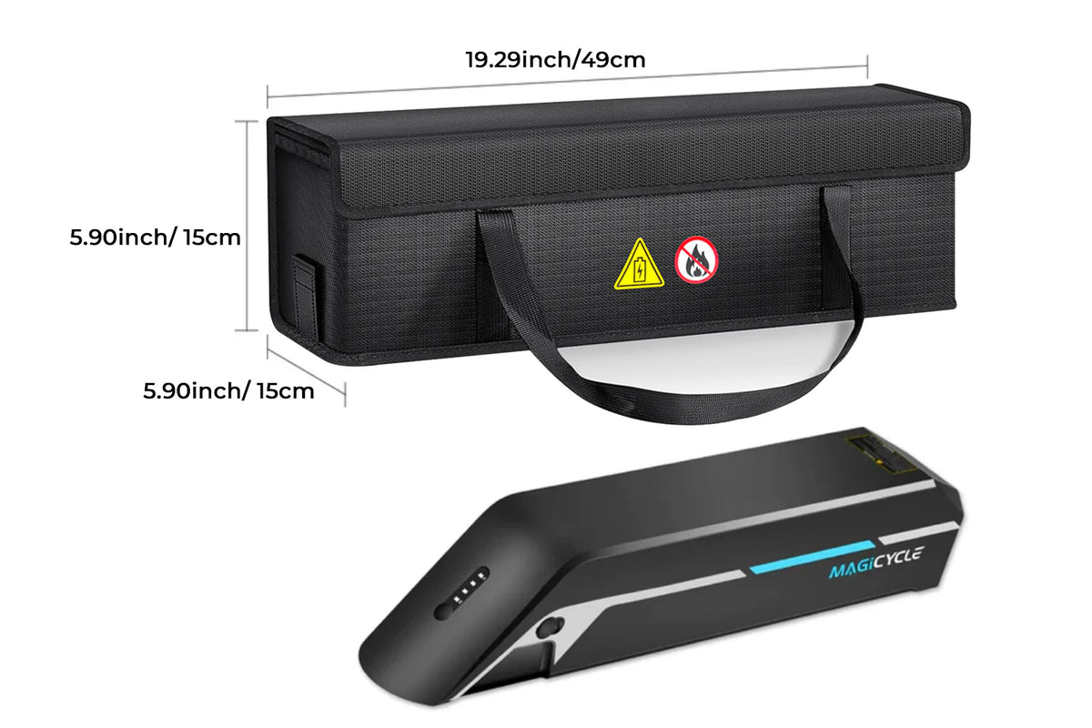 Magicycle Fireproof E-Bike Battery Bag | Safe Winter Storage! – House ...