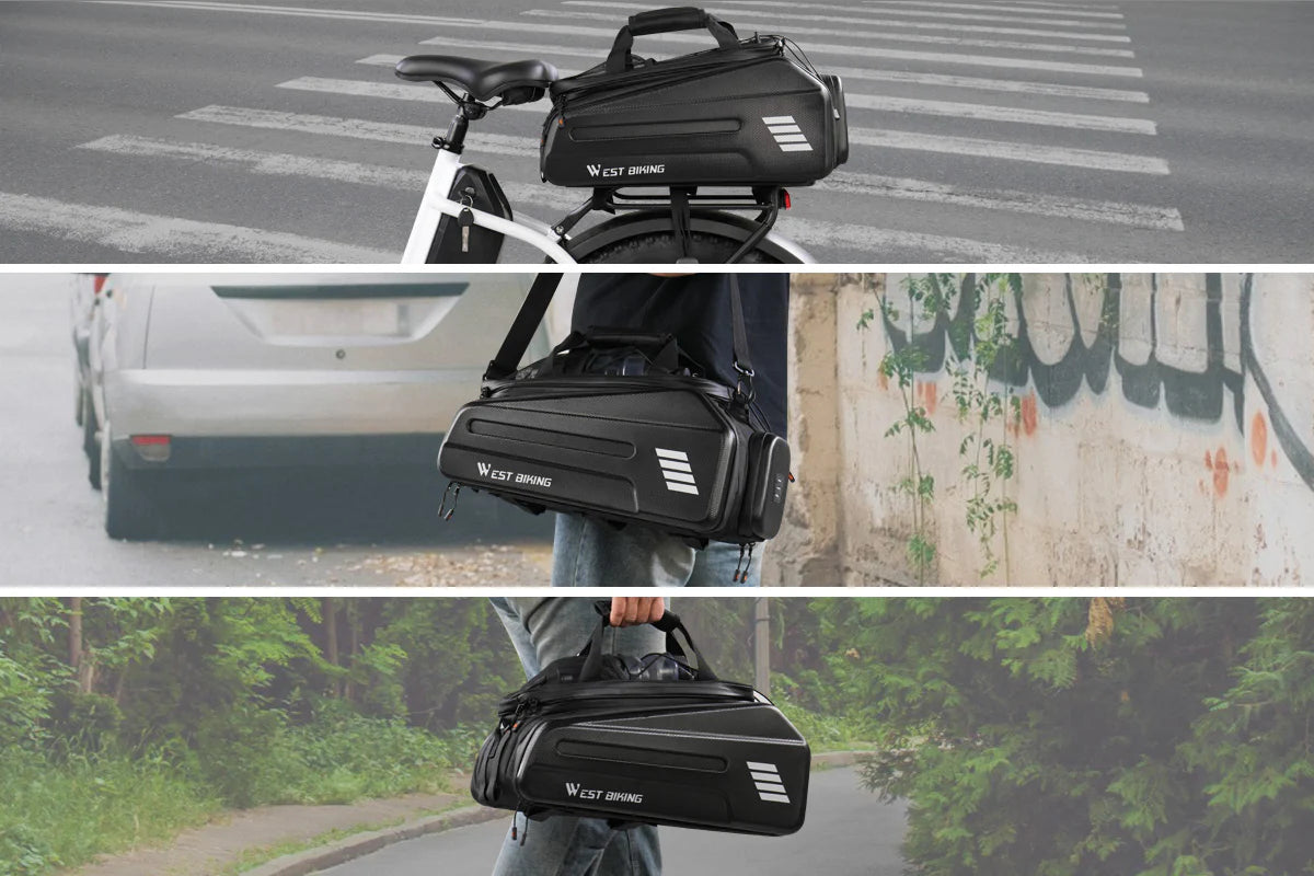 Waterproof E-Bike Battery Storage Case with Pannier Bags – House of Bikes